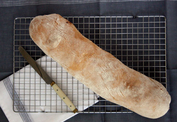 Chapata rellena de champiñones, jamón y queso - Recetas de cocina ...